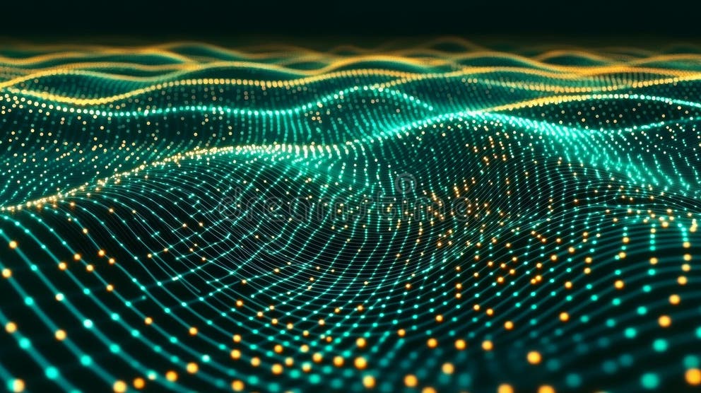 Depicting the Dynamic Data Flow, a Blue Binary Code Tunnel Highlights Essential Cybersecurity ...