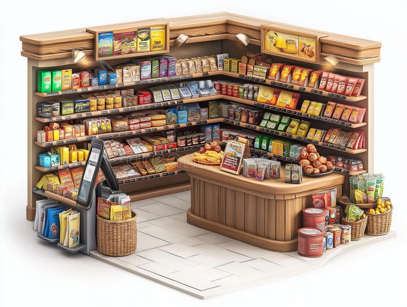 A Depiction of a Customer Service Counter in a Retail Environment ...