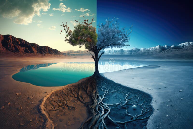 Impact of Human Industrial Activity on the Planet Earth. Generative Ai ...