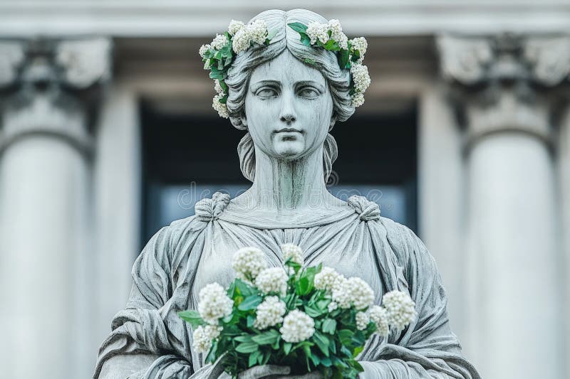 Depiction Goddess Demeter Dramatic Mythological Cultural Theme Stock ...