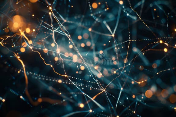 Ai Algorithms Visualized In Networks Stock Illustration Illustration Of Algorithms Flow