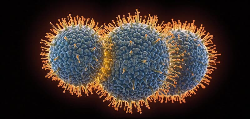 Depiction of Virus Particles in Reproduction, Submicroscopic Infectious ...