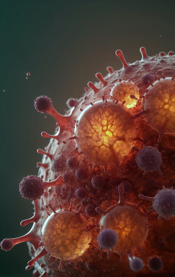 Depiction of Virus Particles in Reproduction, Submicroscopic Infectious ...