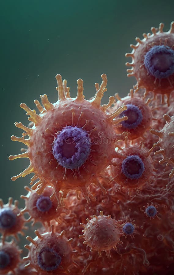 Depiction of Virus Particles in Reproduction, Submicroscopic Infectious ...