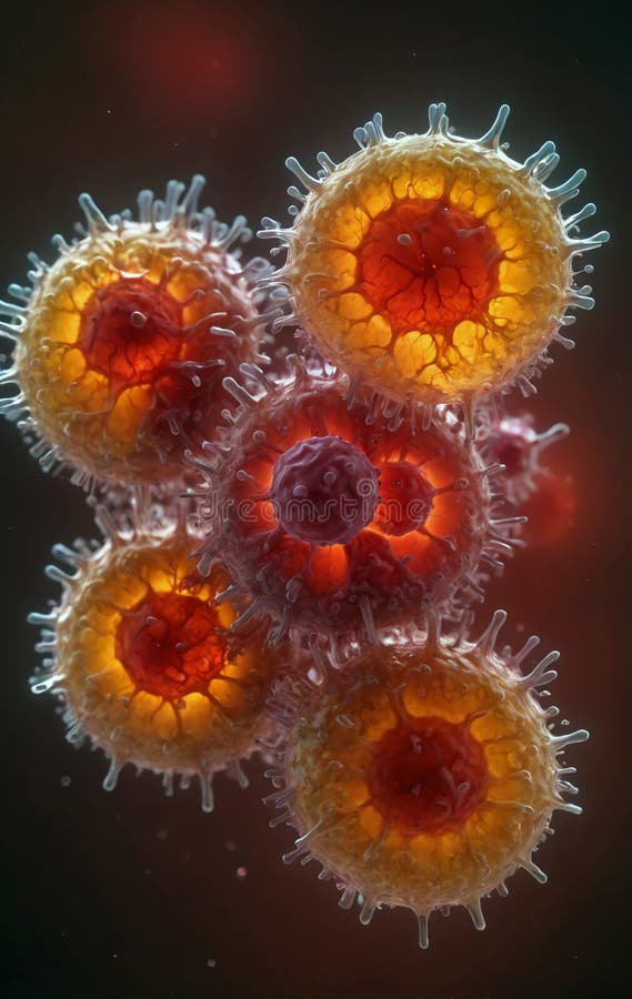 Depiction of Virus Particles in Reproduction, Submicroscopic Infectious ...