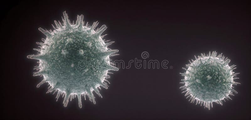 Depiction of Virus Particles in Reproduction, Submicroscopic Infectious ...
