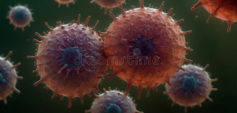 Depiction of Virus Particles in Reproduction, Submicroscopic Infectious ...