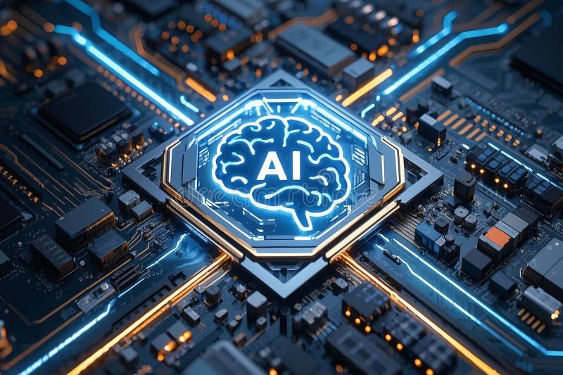 Innovative Circuit Pattern Symbolizing Smart Technology Stock ...