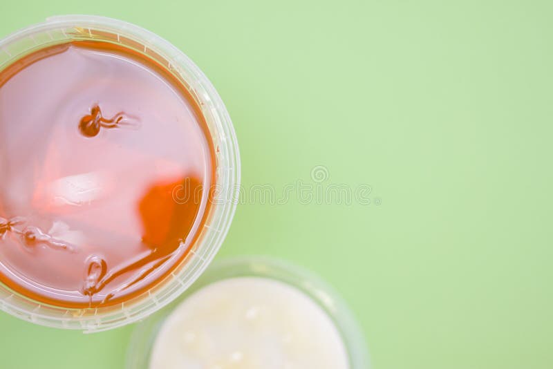 Sugar Paste or Wax Honey for Hair Removing, Top View. Copyspace ... Sugar Paste or Wax Honey for Hair Removing, Top View. Copyspace ...
