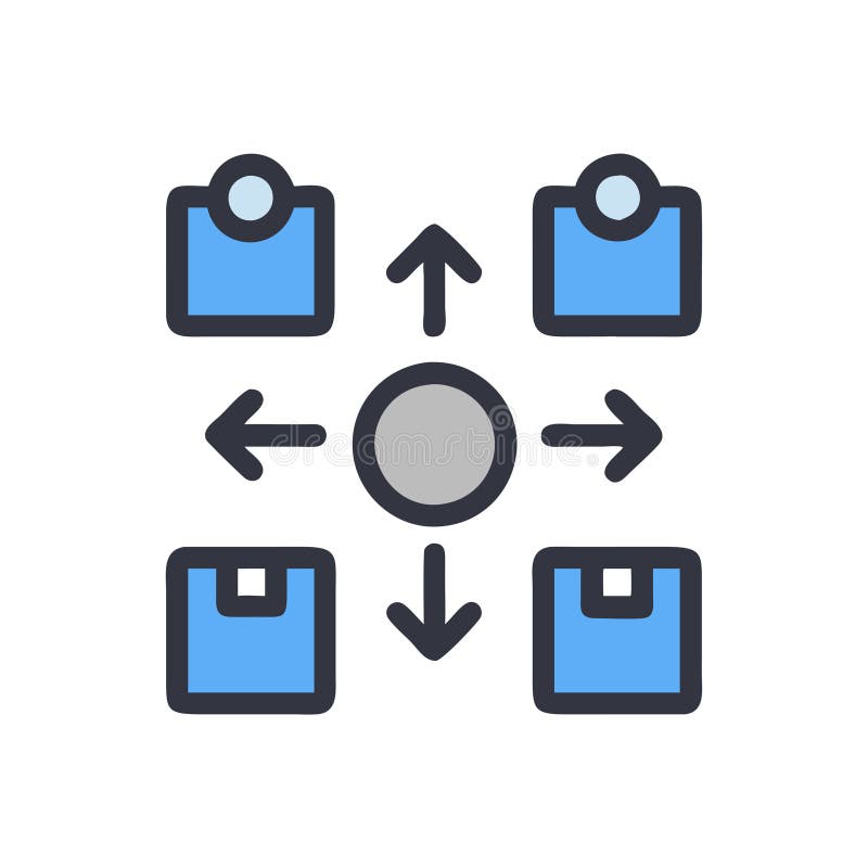 Deployment Technology Icon stock illustration. Illustration of cloud ...