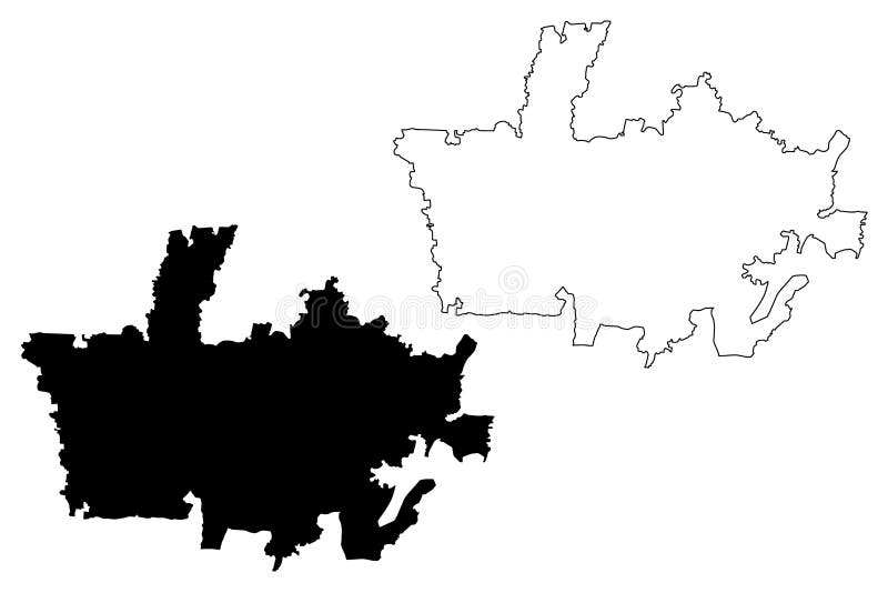 Depok City Republic of Indonesia, Java Island Map Vector Illustration ...