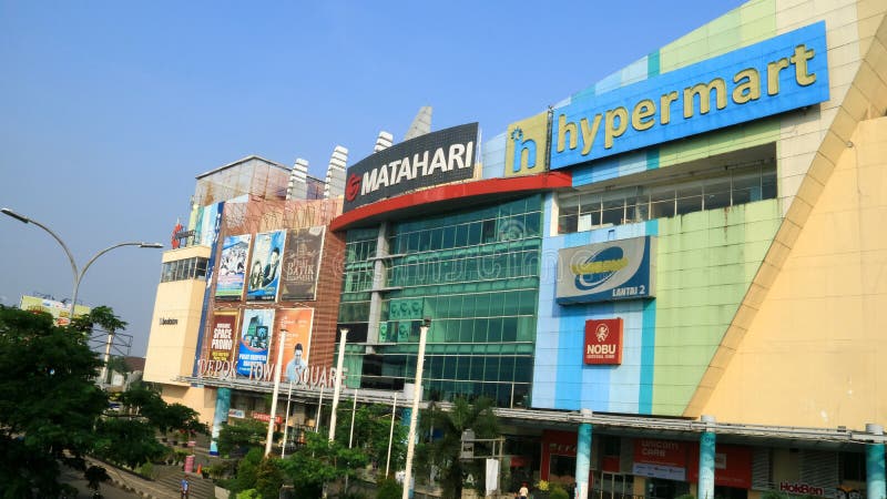 Depok Town Square editorial stock photo. Image of lifestyle - 117600298