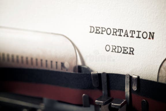 Deportation order concept stock image. Image of conceptual - 213079839