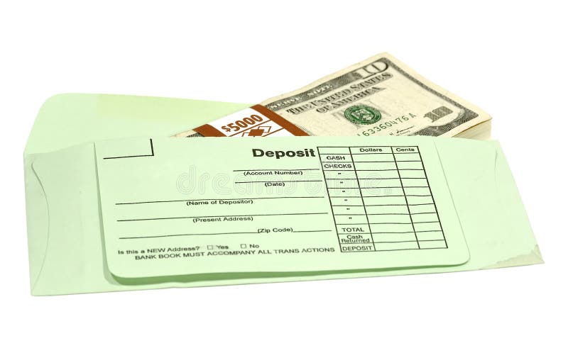 Deposit stock image. Image of tender, notes, treasury, envelope - 63359