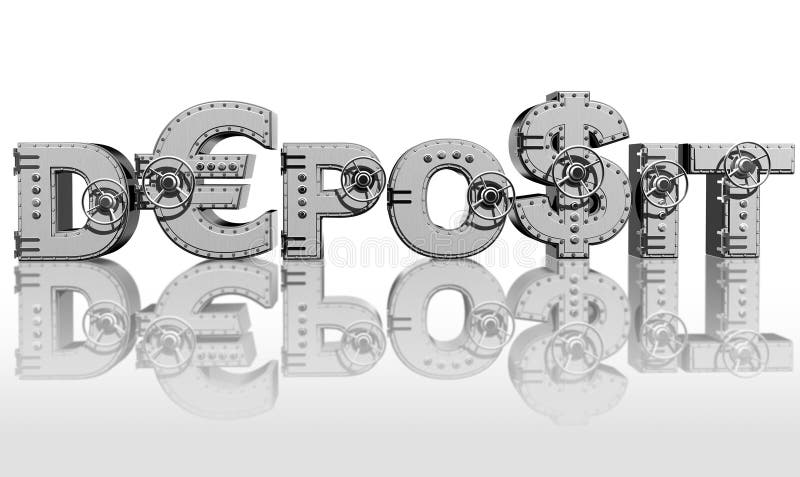 Deposit stock illustration. Illustration of banking, money - 5008427