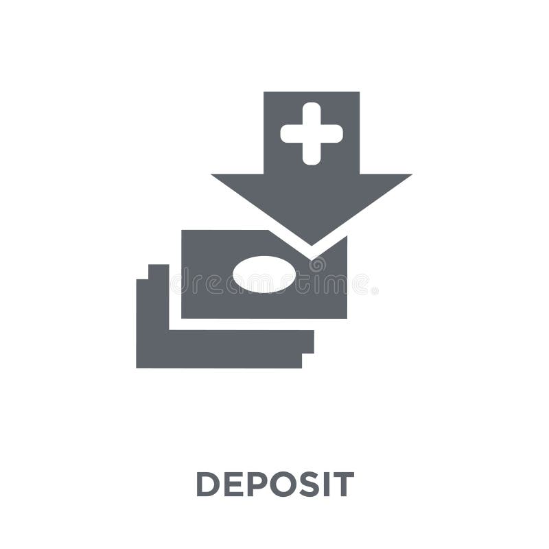 Deposit Icon from Collection. Stock Vector - Illustration of credit ...