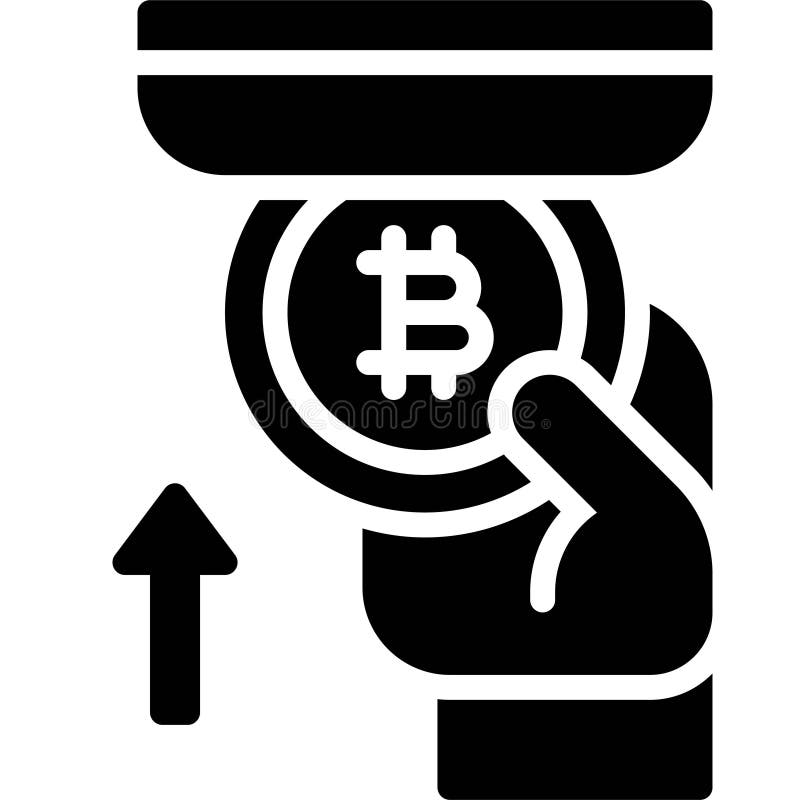 Deposit Icon, Cryptocurrency Related Vector Stock Vector - Illustration ...