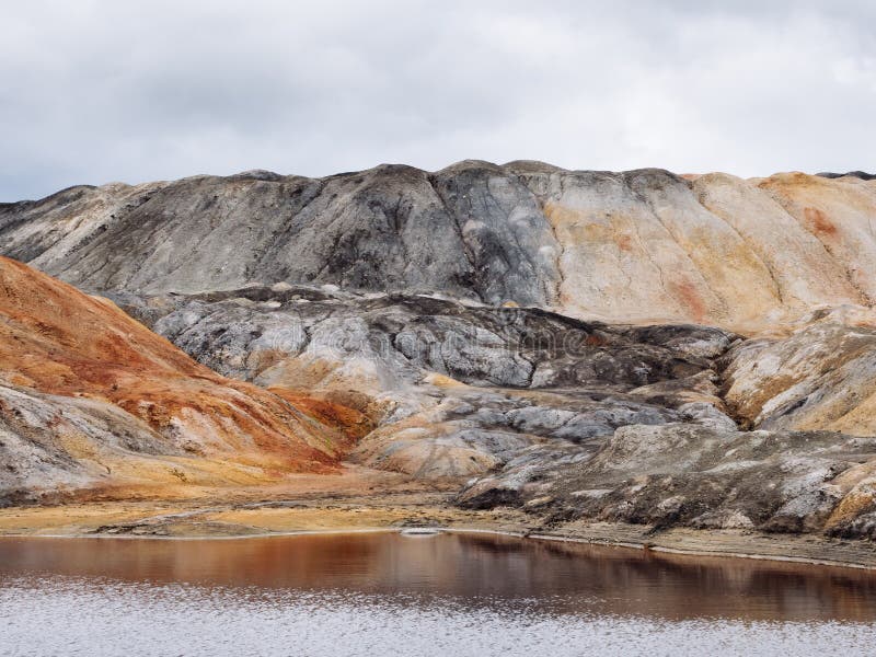 A Deposit of Refractory Clay. a Quarry for the Extraction of Natural ...