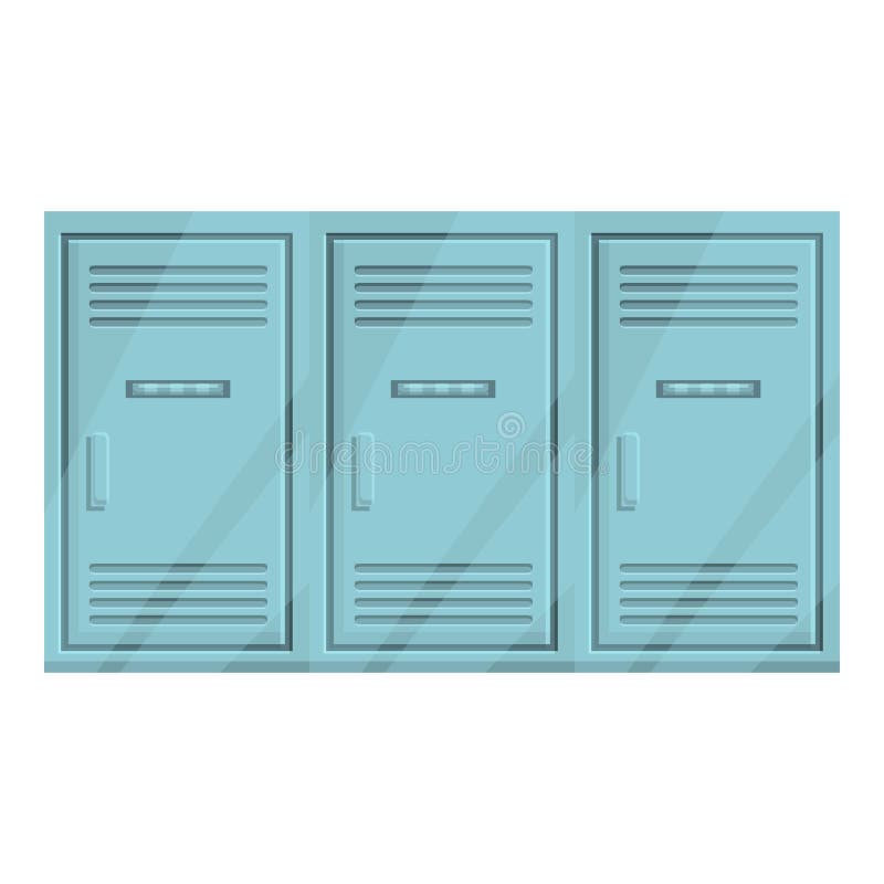 Deposit Room Locker Icon, Cartoon Style Stock Vector - Illustration of ...