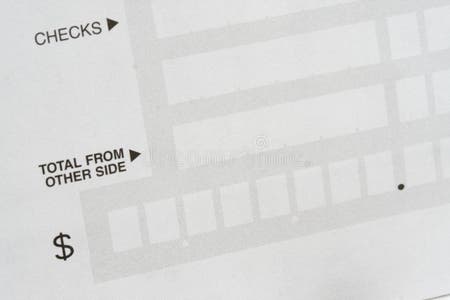 Deposit Slip stock photo. Image of slip, bank, deposit - 4951350