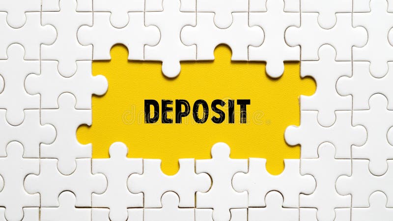 Deposit Symbol stock photo. Image of brand, presentation - 382194248