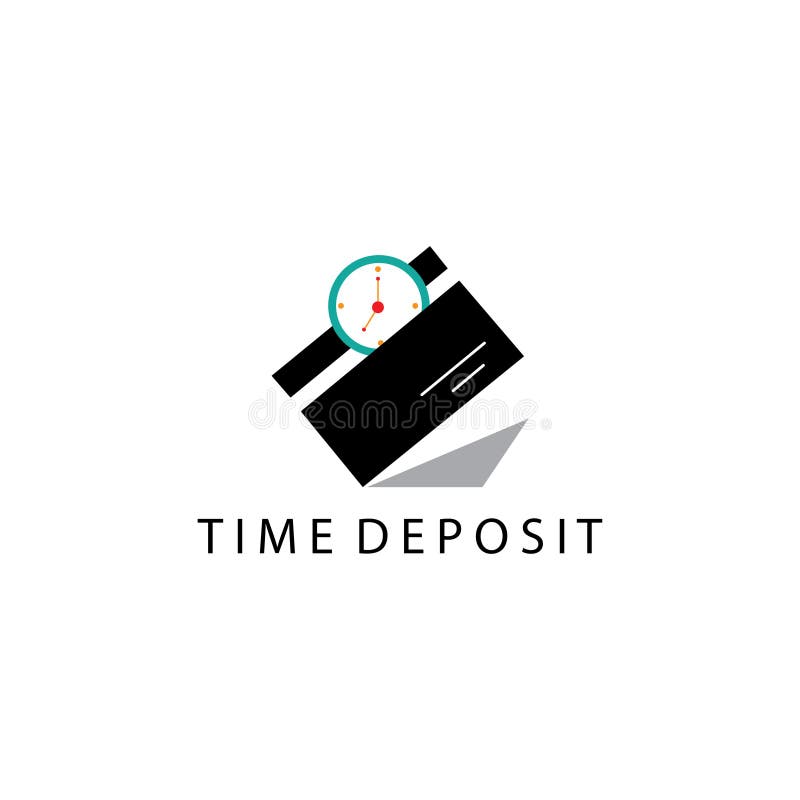 Deposit Time and Card Template Design Vector Illustration Stock Vector ...