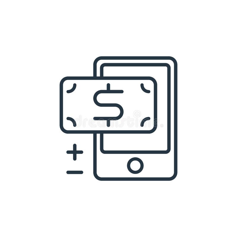 Deposit Vector Icon. Deposit Editable Stroke. Deposit Linear Symbol for ...