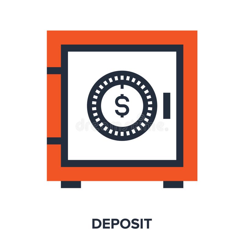 Deposit Vector Illustration Concept Stock Vector - Illustration of ...