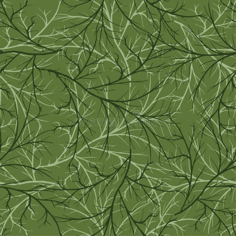Tree Branches Design for Print Seamless Pattern Stock Vector ...