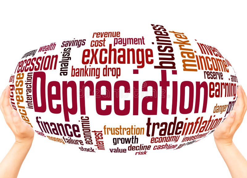 Depreciation Word Cloud Sphere Concept Stock Illustration ...