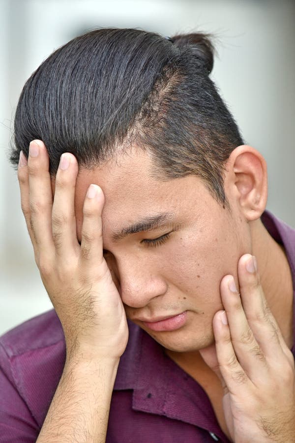 Depressed Filipino Person stock photo. Image of filipino - 128411376