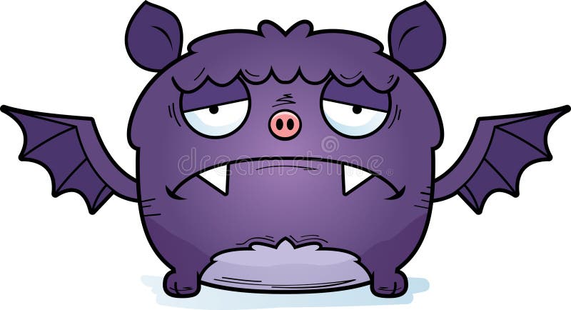 Cartoon Sad Bat Stock Illustrations – 316 Cartoon Sad Bat Stock ...