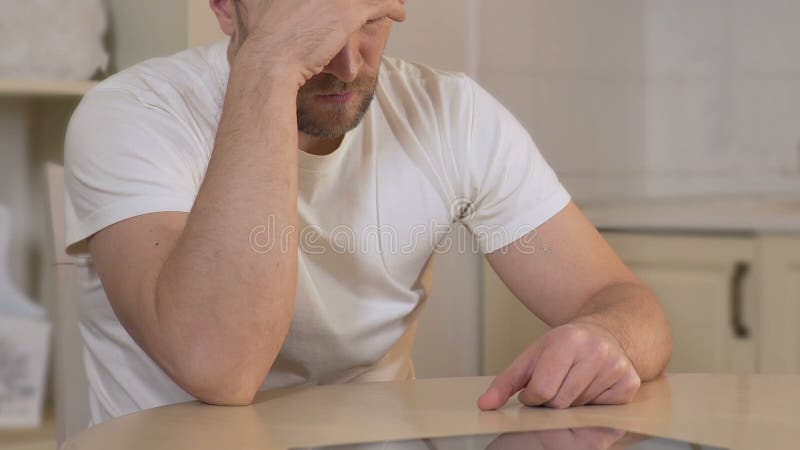 Healthy Smile of Handsome Young Man Looking into Camera, Male Face ...