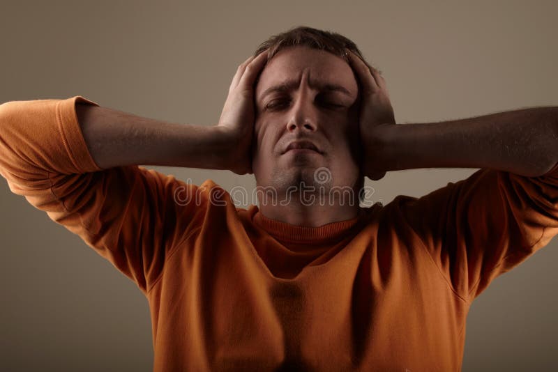Depressed man stock photo. Image of deeply, desolated, emotions - 539194