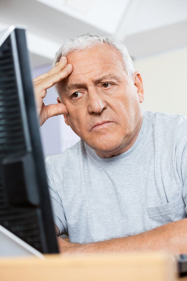 Angry Computer User stock photo. Image of frustration - 3228836