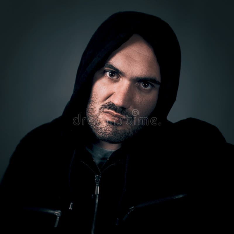 Bad day, man on studio stock image. Image of fashion - 196351955