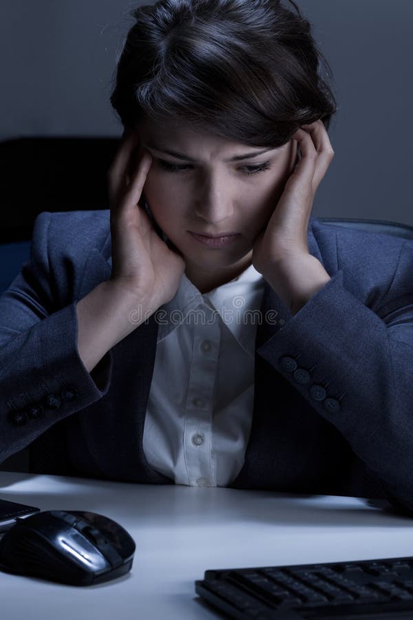 Businesswoman in office stock image. Image of interior - 96935533