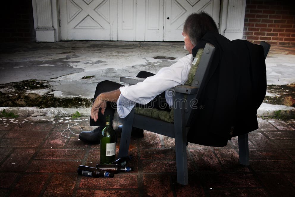 Depression stock photo. Image of desperate, drinking - 20165690