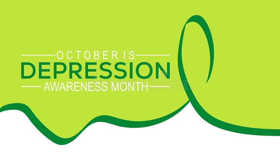 Depression Awareness Month is Observed Every Year on October. Stock ...