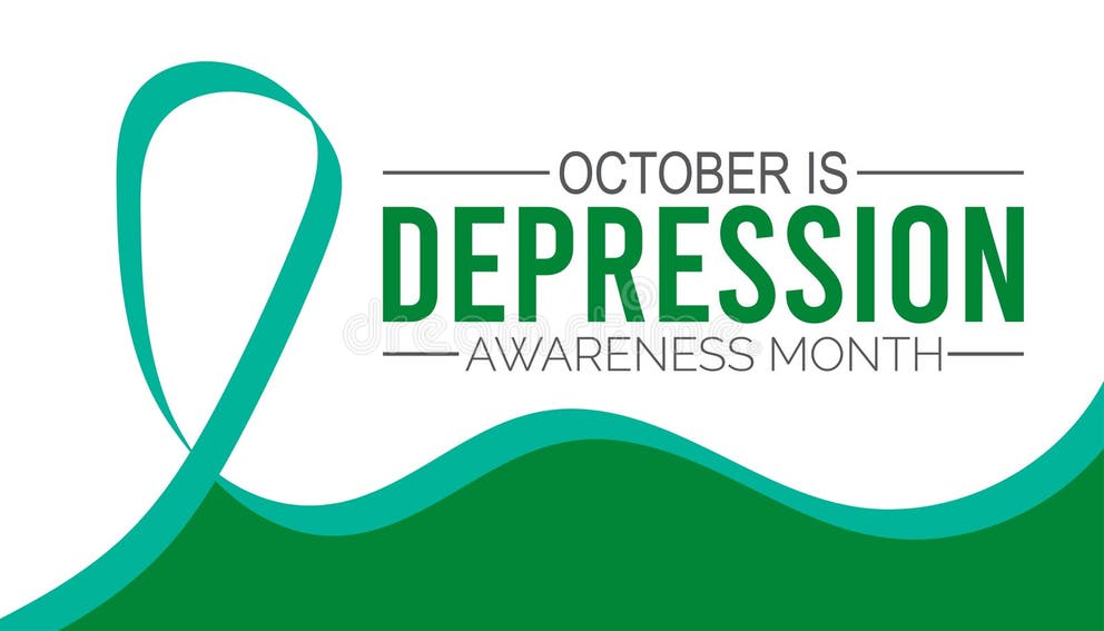 Depression Awareness Month is Observed Every Year on October. Stock ...