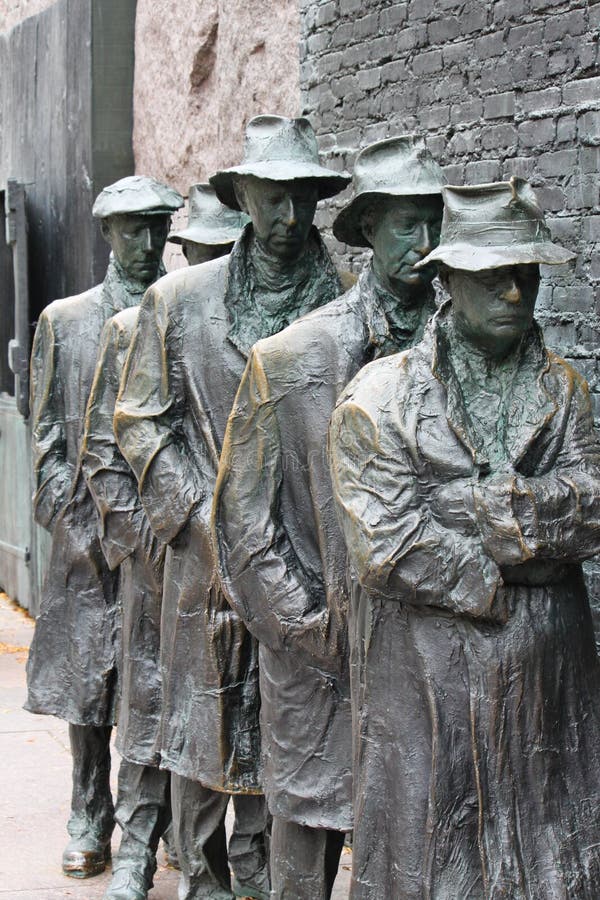 Depression Breadline FDR Memorial Washington DC Editorial Stock Photo ...