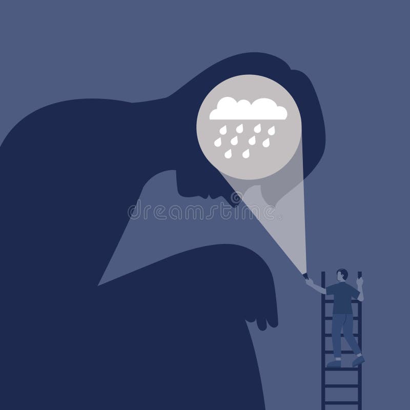 Depression Concept. Mental Disorder, Feeling of Despair and ...