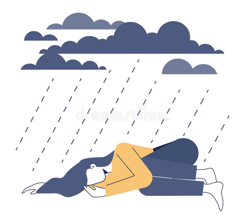 Depression Concept. Mental Disorder, Feeling of Despair and ...