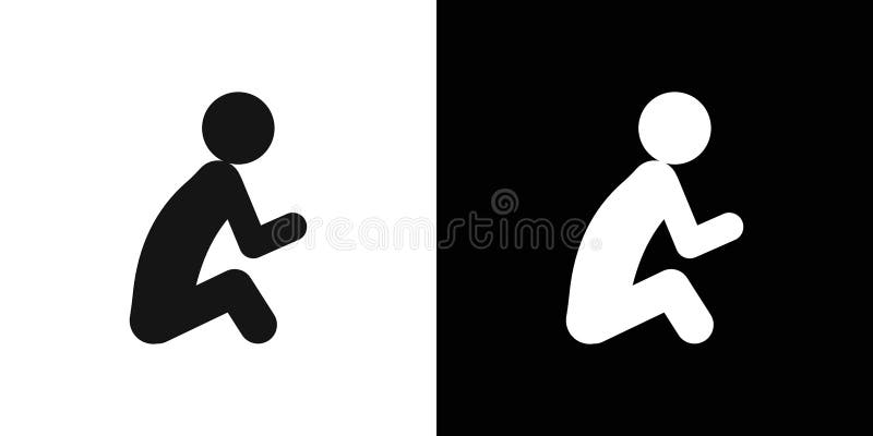 Depression Icon Logo Set Vector Stock Vector - Illustration of stress ...