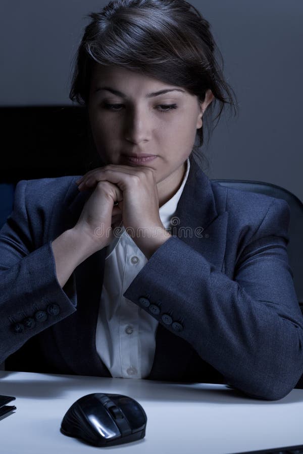 Depression in the office stock photo. Image of crisis - 43433598