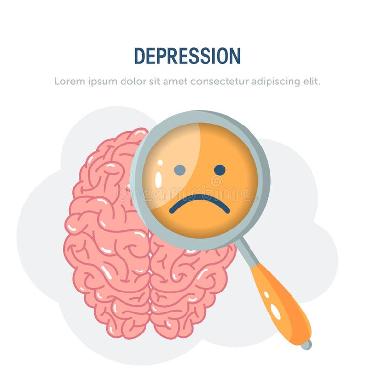 Depression Brain Stock Illustrations – 27,922 Depression Brain Stock ...