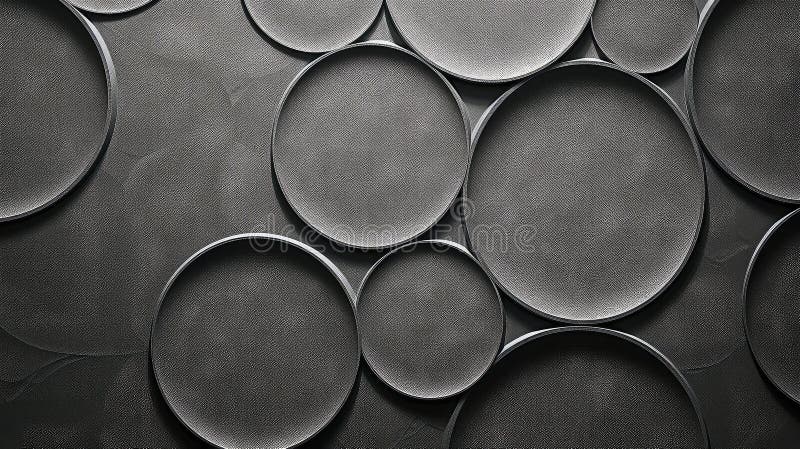 Depth Abstract Gray Circle Background Stock Image - Image of ...
