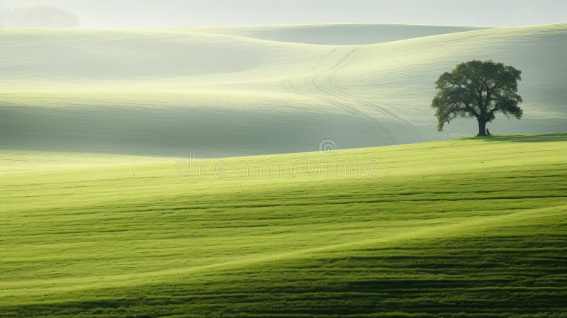 Depth Background Light Green Stock Illustration - Illustration of ...