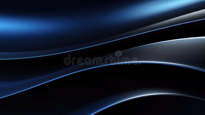 Depth Black Blue Background Stock Illustration - Illustration of ...