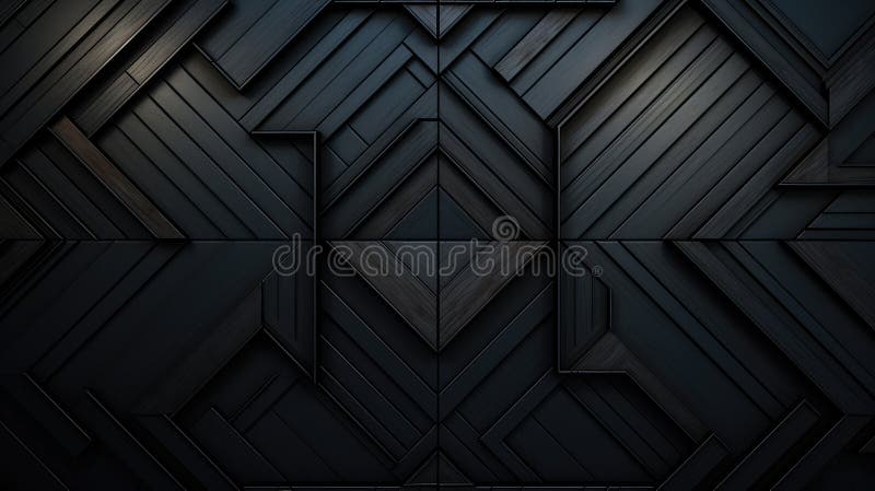 Depth dark geometric stock illustration. Illustration of shadow - 373585181